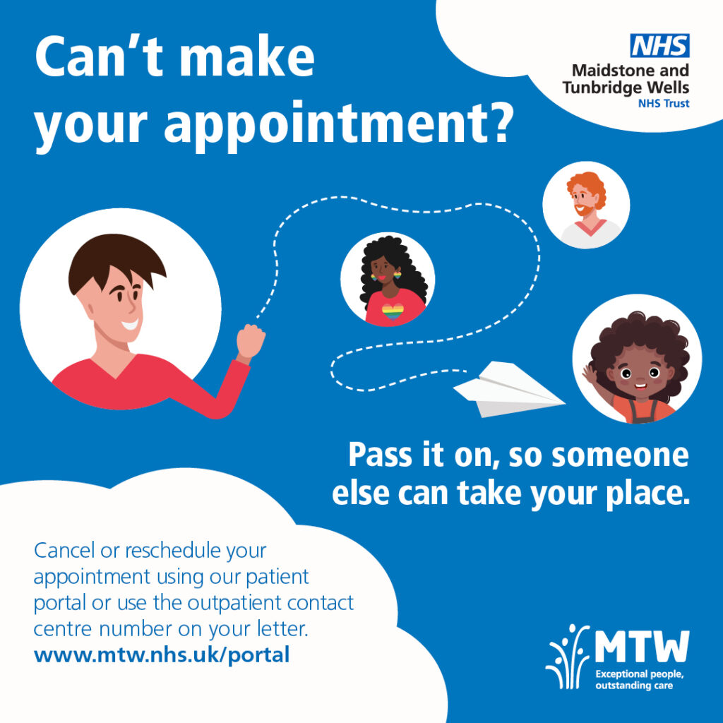 Make, change or cancel an appointment - Maidstone and Tunbridge Wells ...