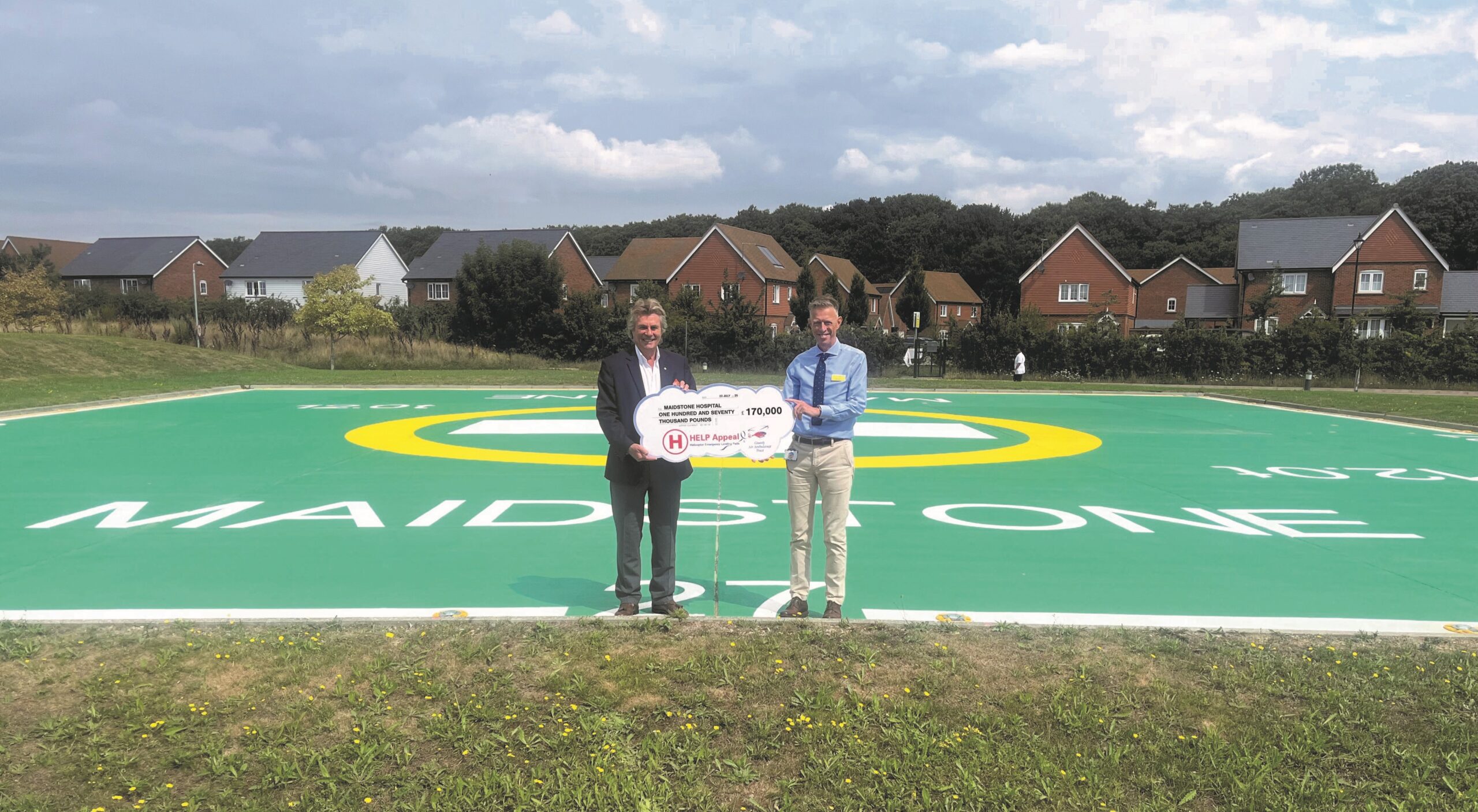 Upgraded helipad opens at Maidstone Hospital - Maidstone and Tunbridge ...